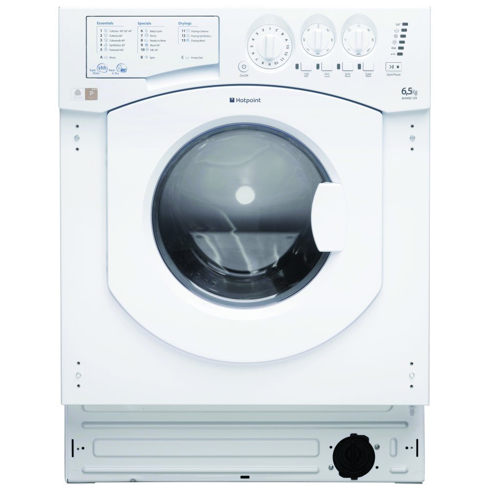 Hotpoint BHWD129 Fully Integrated Washer Dryer 1200rpm - Appliance City