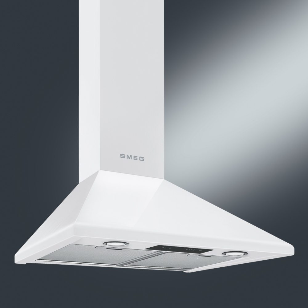 Smeg KSED65BE 60cm Chimney Hood - WHITE - Appliance City
