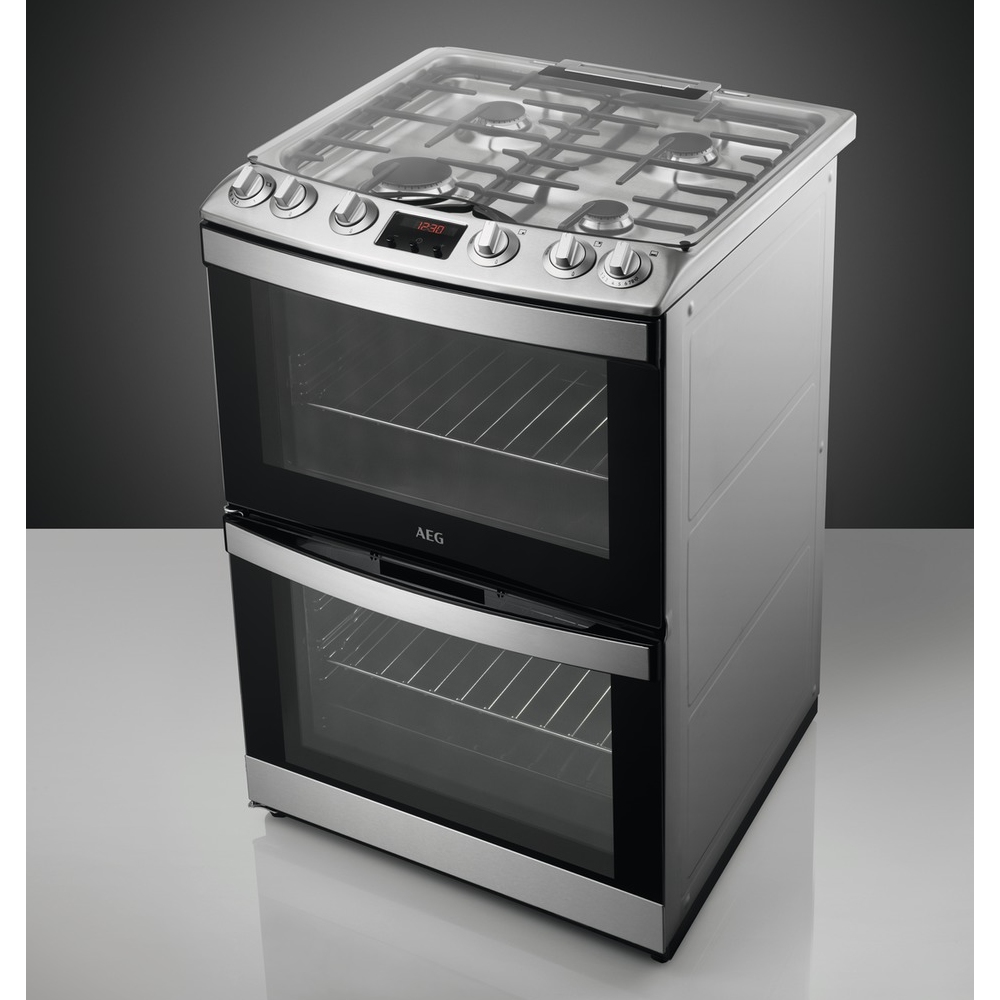 AEG CGB6133CCM 60cm Freestanding Gas Cooker - STAINLESS STEEL ... AEG CGB6133CCM 60cm Freestanding Gas Cooker - STAINLESS STEEL ...