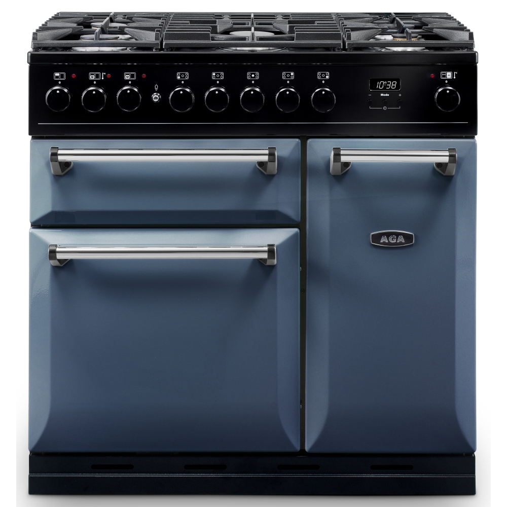 AGA Masterchef MDX90DFDAR Masterchef Deluxe 90cm Dual Fuel Range Cooker ...